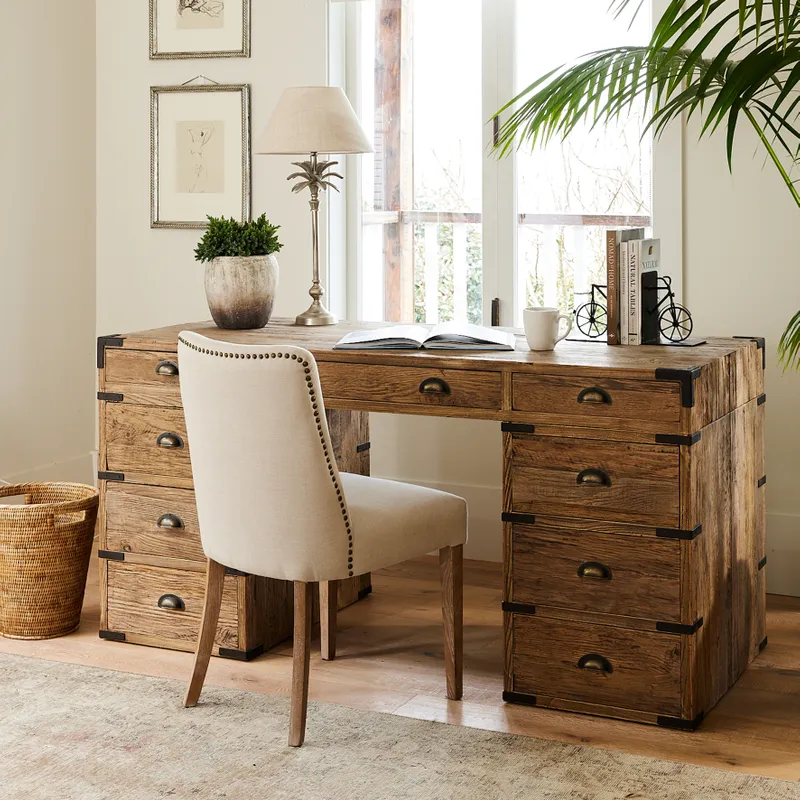 Baldwin Reclaimed Oak Desk – Yen Concept