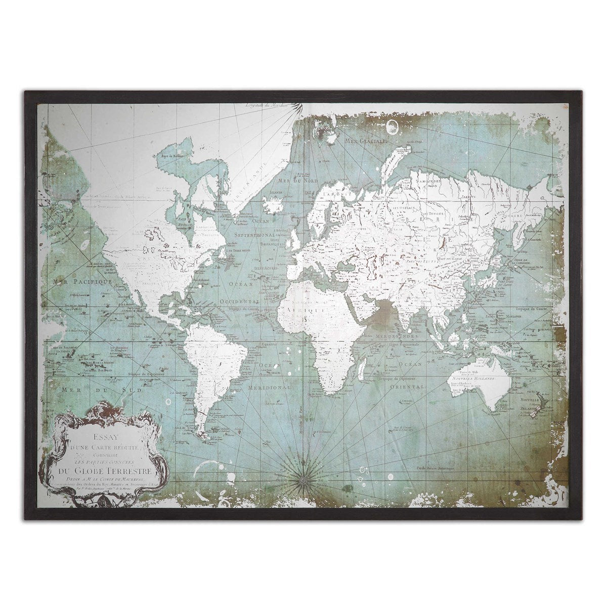 Mirrored World Map – Yen Concept